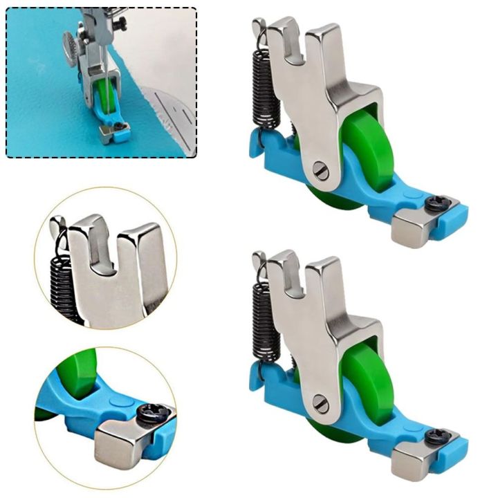 New Adjustable Invisible Zipper Foot T36LN Plastic Wheel Roller Presser ...