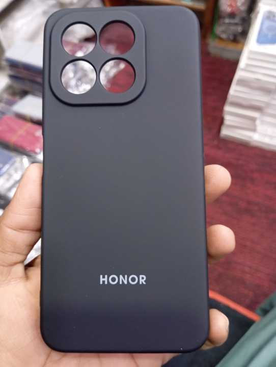 For Honor X6C Silicone Case Silky Soft-Touch Finish Back Protective ...