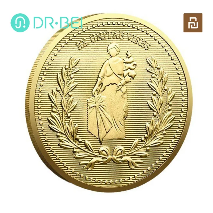 Lion Goddess Engraved Coins Double-sided Lion Goddess Engraved Lucky ...