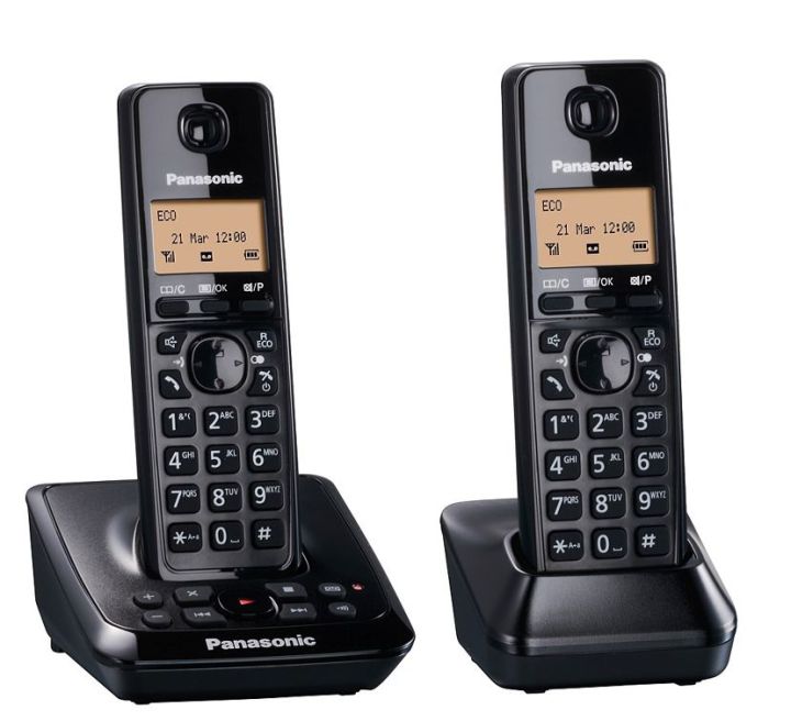 Panasonic KX-TG2721e Dual intercom plus PTCL Wireless landline Phone with Answering Machine and ...