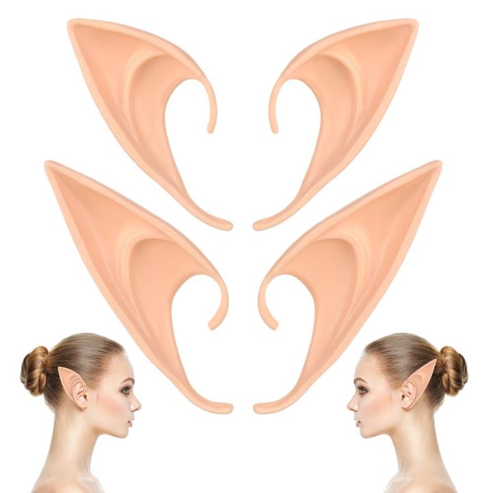 Carnivals Christmas Halloween Made Of Plastic Cosplay Lifelike Elf Ears ...