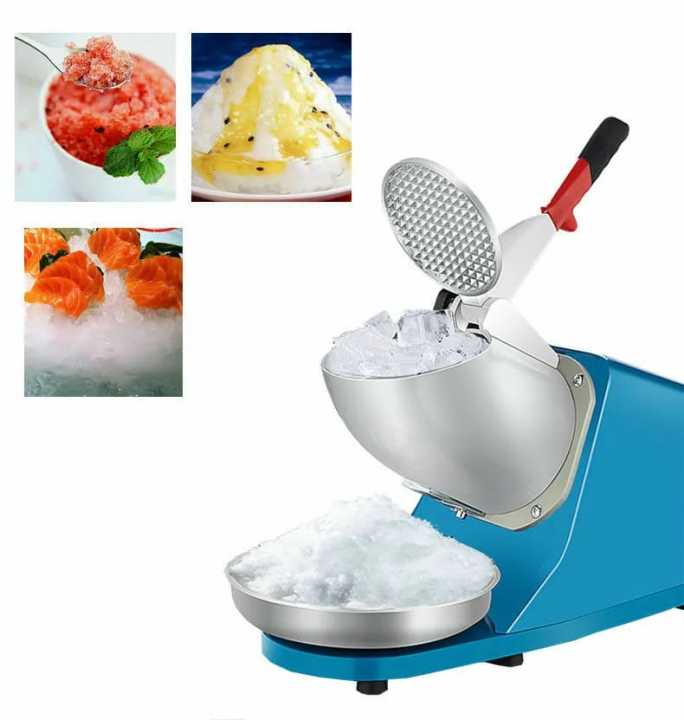 Electric Ice Shaver Crusher Machine, Electric Snow Maker Portable ...