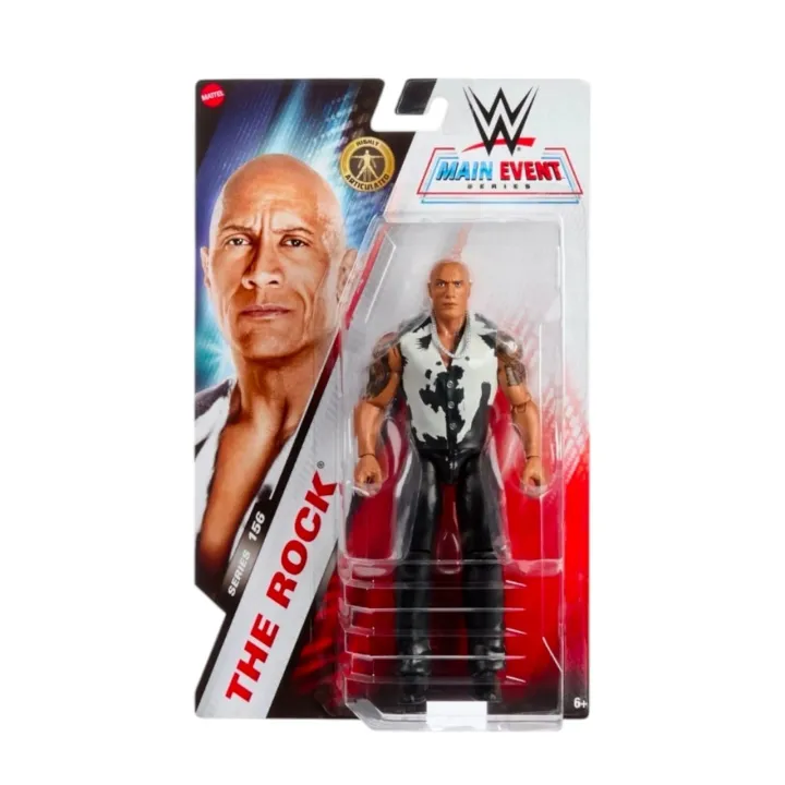 WWE The Rock Basic Series 156 Action Figure – 6 inch (Mattel Brand ...