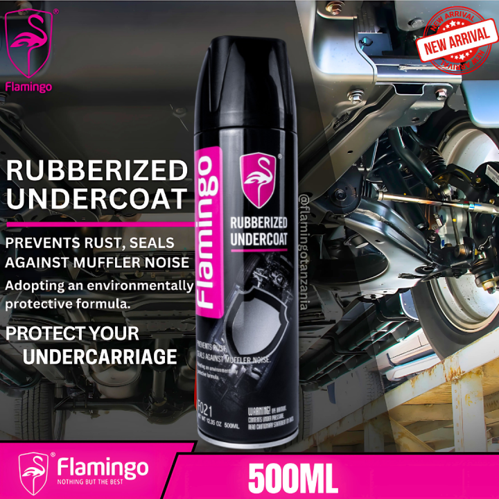 Flamingo Car Rubberized Undercoating Spray Undercarriage Rust ...