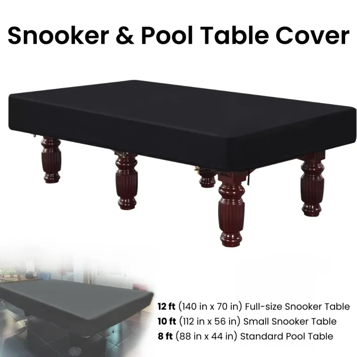 Snooker, Pool & Billiards Table Cover – Waterproof Parachute Fabric ...