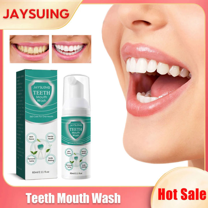 Teeth Cleansing Mousse Remove Plaque Stains Breath Freshen Dental ...
