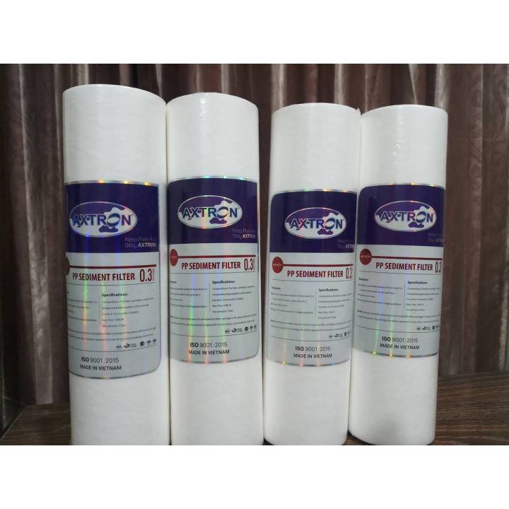 Water Filter Cartridge Pack of 4(Axtron-PP 0.3 Micron) (Vietnam) | Daraz.pk
