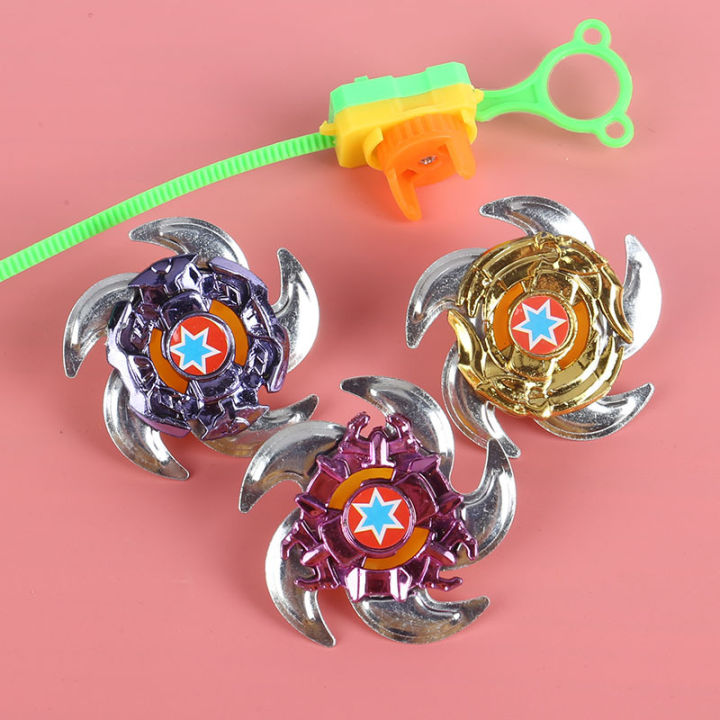 2 / 4 Classic Beyblade With Launcher Metal Blade Battle Spinning Toy ...