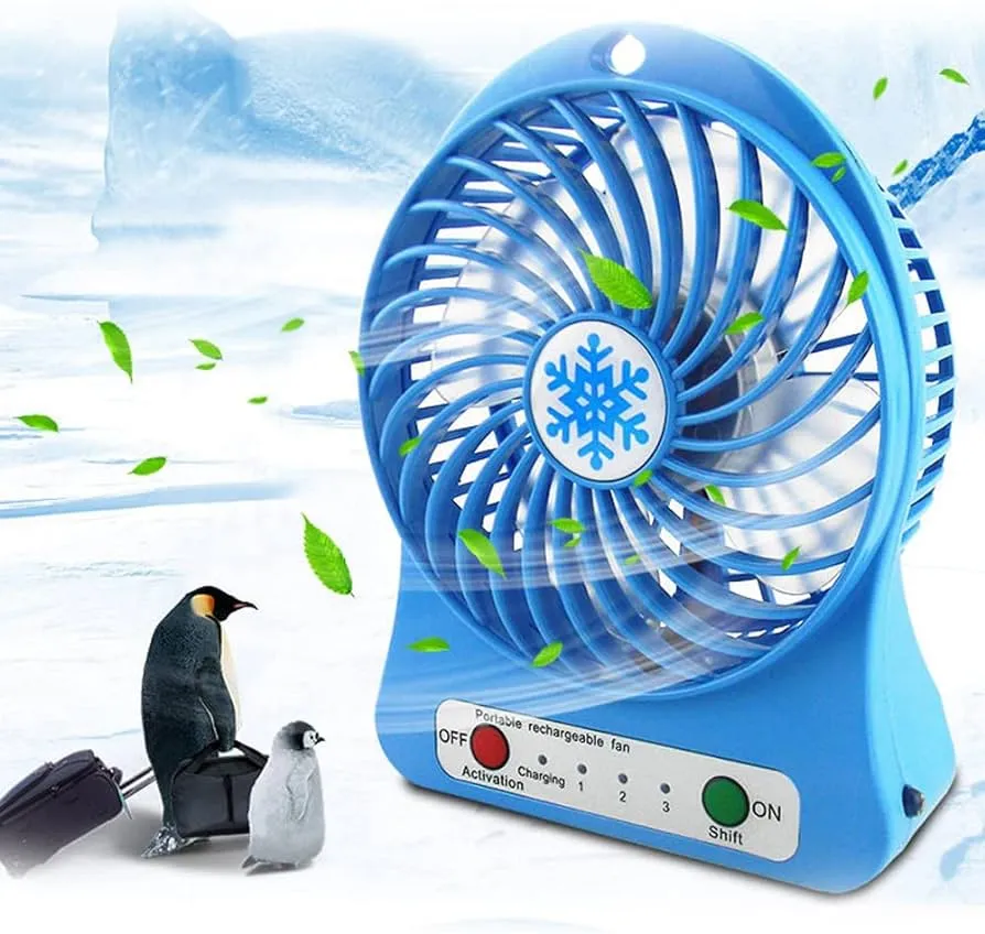 New Mini Rechargeable Portable Fan For School Girls Women & Kids Best ...