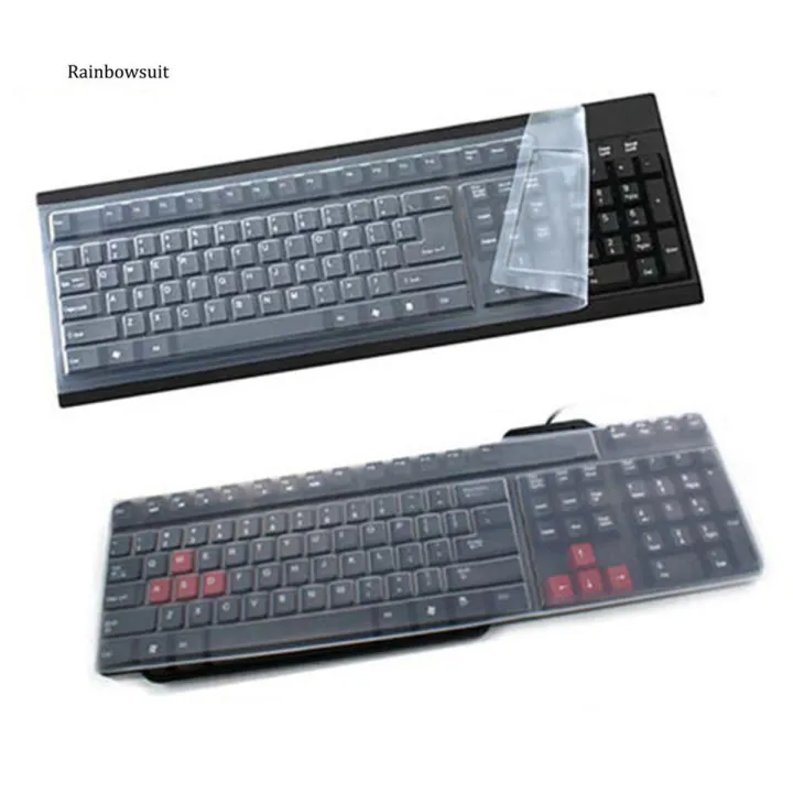 【RB Universal Silicone Desktop Computer Keyboard Cover Skin Protector ...