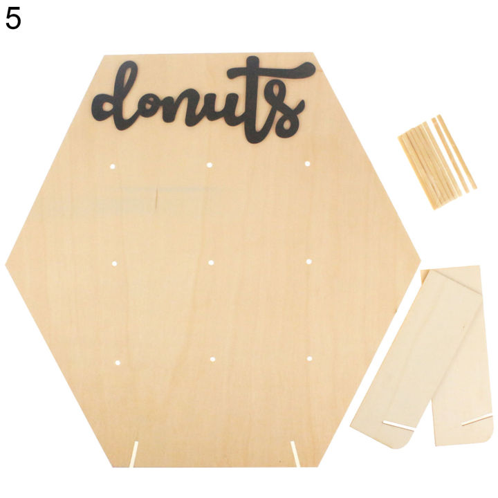 Wall Donuts Rack Food Grade Donut Wall Party Display Rack | Daraz.pk