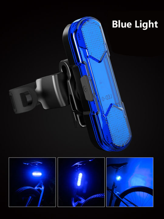 Bicycle Lights USB Charging LED Warning Lights Night Bike Rear Light ...