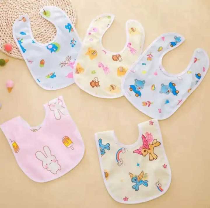 Baby Bibs Fancy Pack of 3 Baby Waterproof Bibs with Plastic Sheet Baby ...