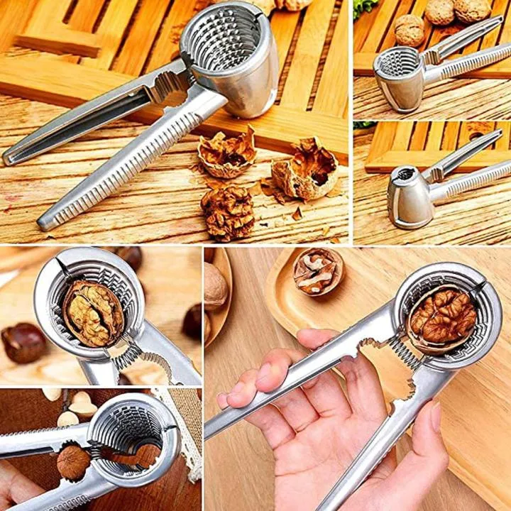 TD Walnut nut almond_cracker cutter stainless steel, akhrot badam ...