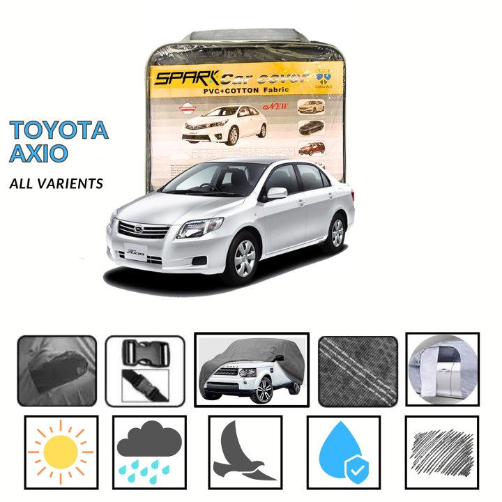 TOYOTA AXIO Top Cover | High Quality Water Proof Custom Size Top Cover ...