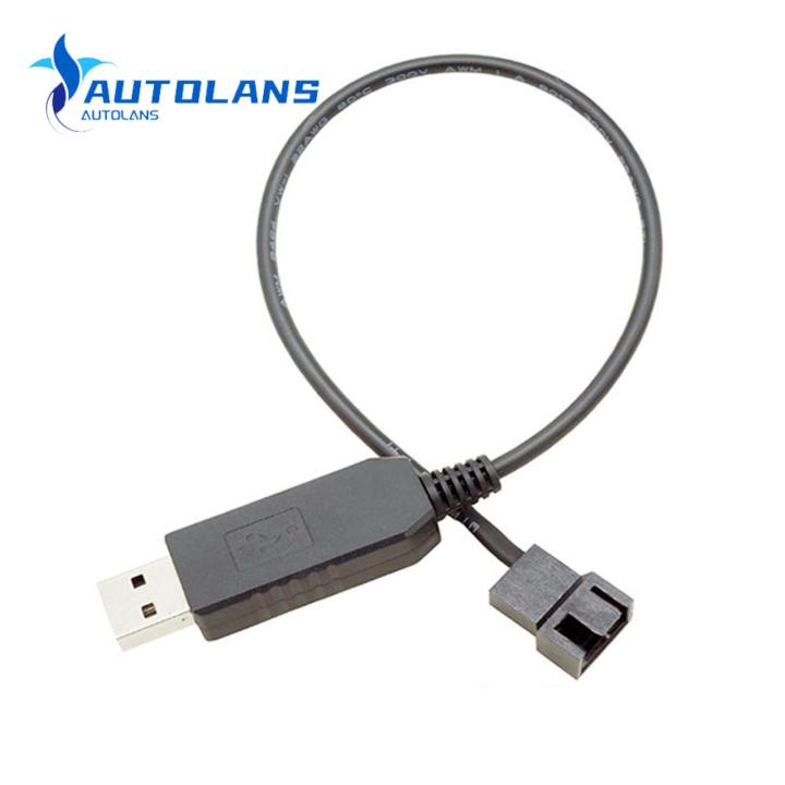 Usb to 4pin Fan Adapter Cable Usb to 4pin Fan Booster Cord for Stable ...