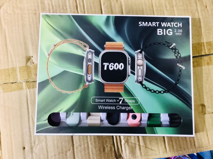 Imported T600 Smartwatch with Bluetooth Calling & Health Monitoring ...