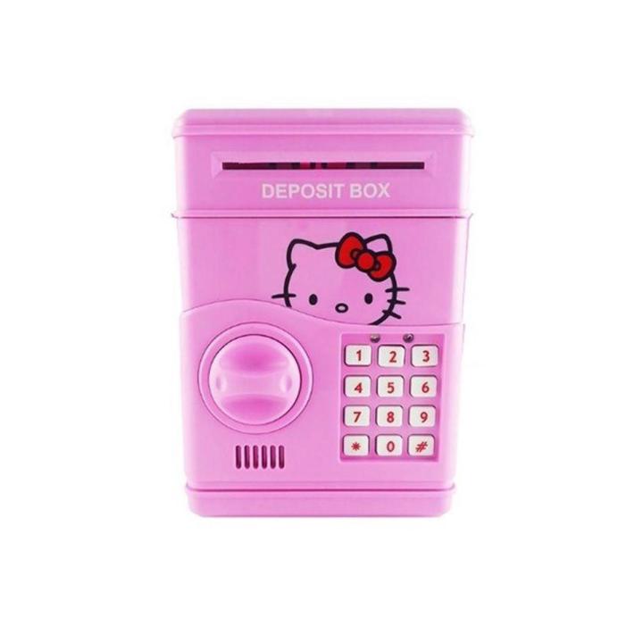 Hello Kitty Safe with Electronic Lock - Pink | Daraz.pk