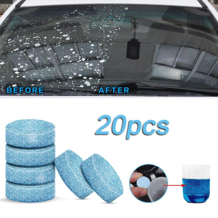 Car Cleaning Effervescent Tablets Windshield Ultra-clear Wiper Glass ...