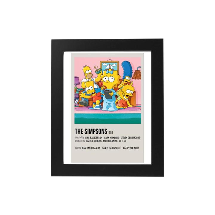 The Simpsons Futurama Bart Simpson TV Show Posters Vinyl Paper Quotes ...