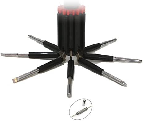 MMTS 8 in 1 Multi Screwdrivers Set Powerful Torch Kit 8 in one Multi ...