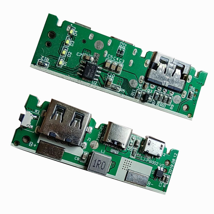 USB 5V 2.4A Micro/Type-C USB Mobile Power Bank 18650 Charging Module ...