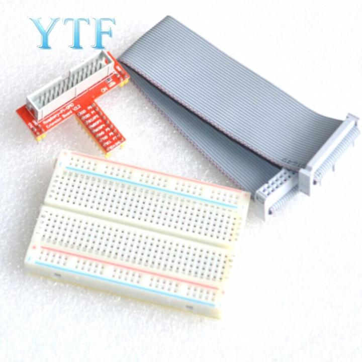 Extended DIY Kit (Connector + Premium 400 Hole Breadboard + GPIO ...