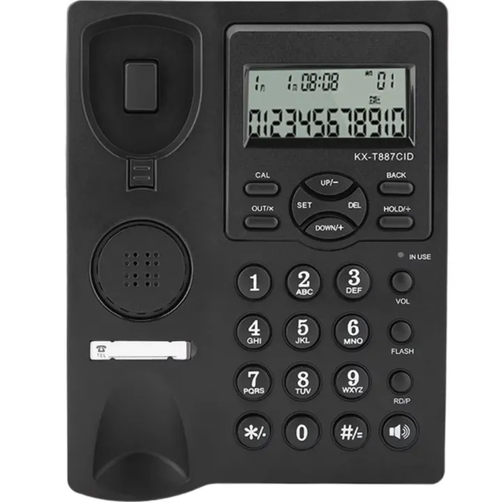 30 Days Warranty Loud Speaker PTCL Telephone Set Landline Caller ID Display Desktop Home Hotel ...