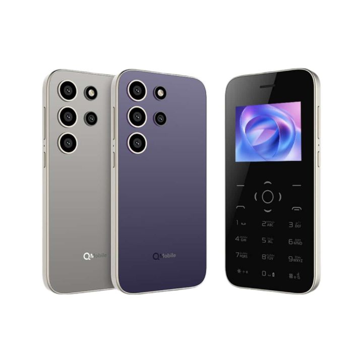 Qmobile QGalaxy - 2.4 Inch Display - Stylish Camera Design - touch Keypad - Side Sims Option ...