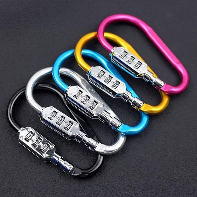 Travel Smart 3 Digit Combination Carabiner Code Safety Lock | Daraz.pk