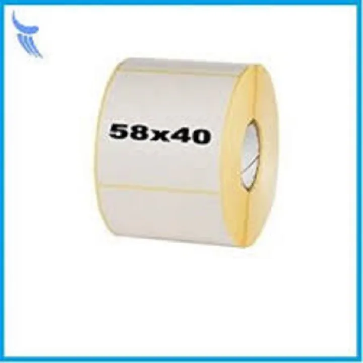 pack of 2 ,Barcode Label rolls 1000 stickers Single track(58*40 mm ...