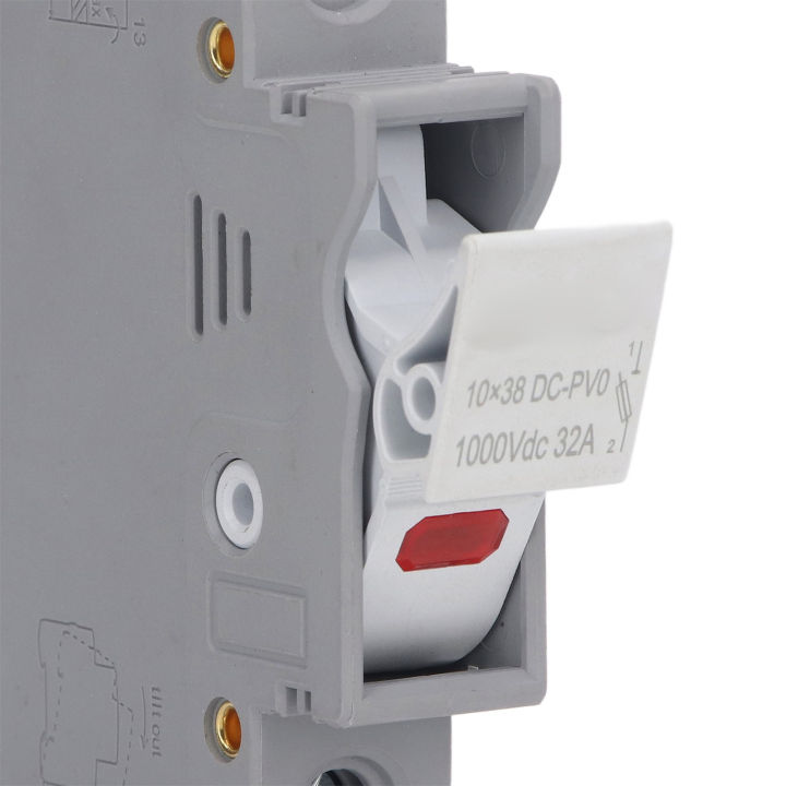 DC Holder 1P 32A DIN Rail Mount 20A 10x38mm Photovoltaic And Holder 10 ...