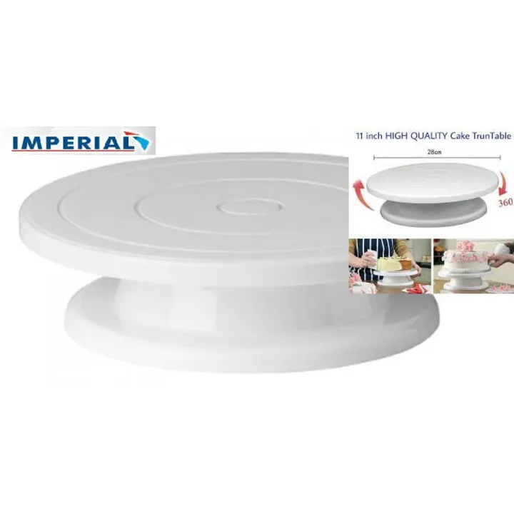11 inch High quality Rotating Cake Turntable, Turns Smoothly Revolving ...