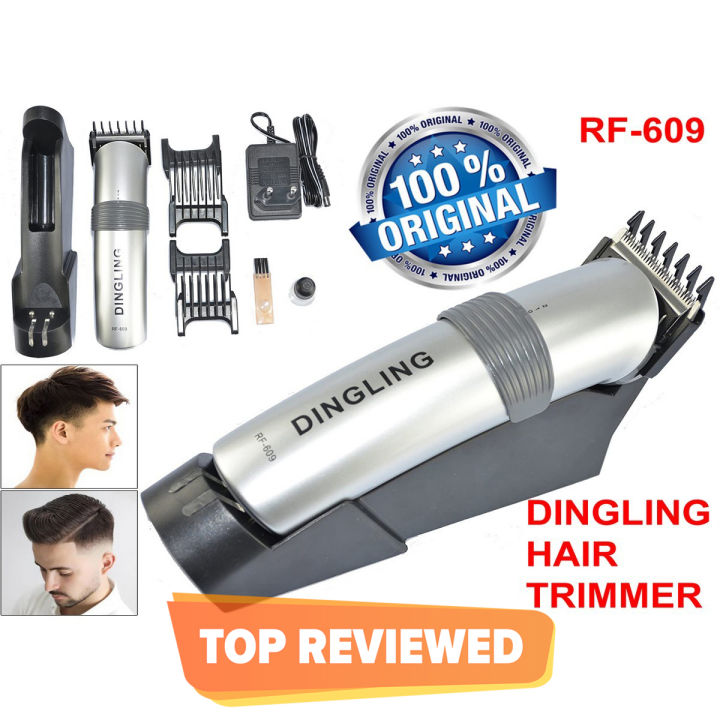 DINGLING RF-609 Electric Hair Clipper Hairdressing Trimmer Rechargeable ...