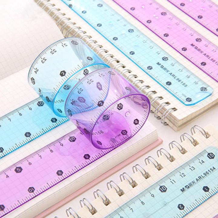 [Ready Stock] 15/20/30cm Flexible Soft Ruler Multifunctional Plastic ...