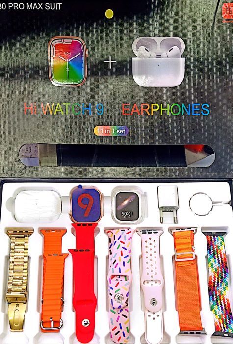 I30 Pro Max Smart Watch Suit 11 in 1 | Low Price Smartwatch with 7 ...
