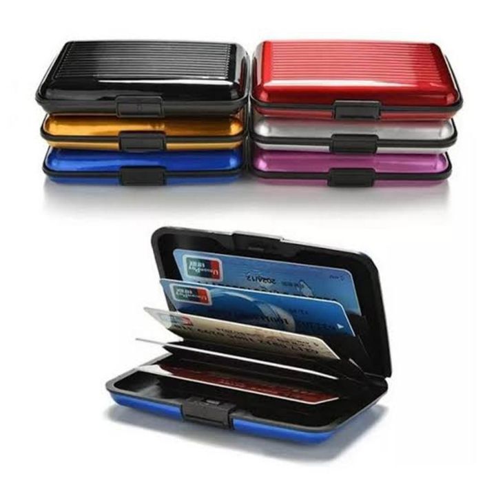 Aluminium Case Water Proof Aluma Wallet Multicolor For Men And Women ...