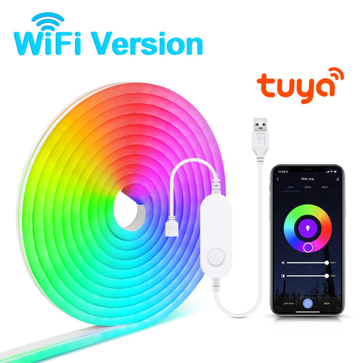 Tuya Alexa 5V LED Strip ZigBee LED Wifi Switch USB Neon Lights ...