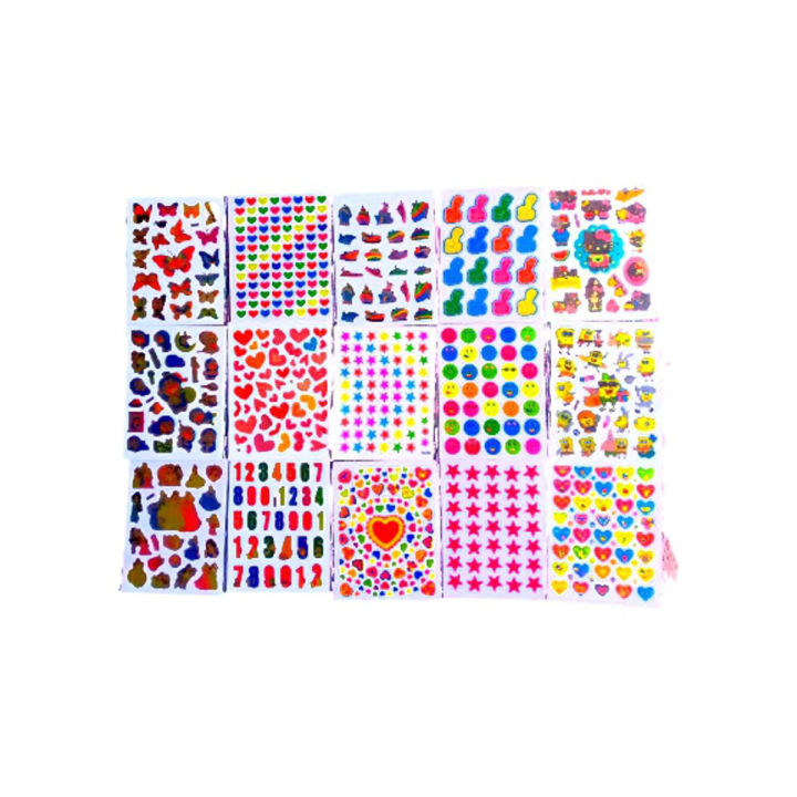 Mini Stickers (10 Sheets) • Kids Sticker Sheet • Make Work Decorative ...