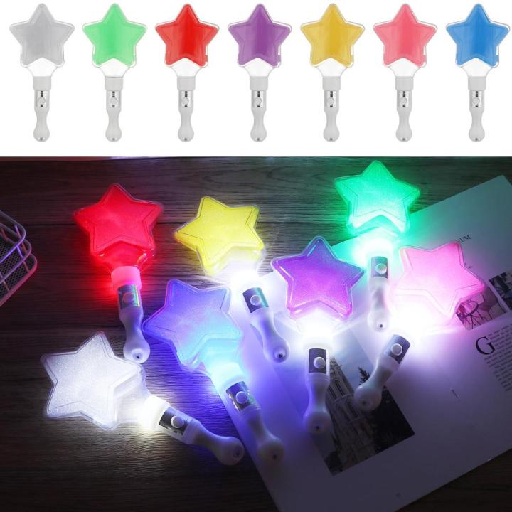 Party Kids Toy Fluorescent Stick Hand Lamp Performance Prop Star Glow ...