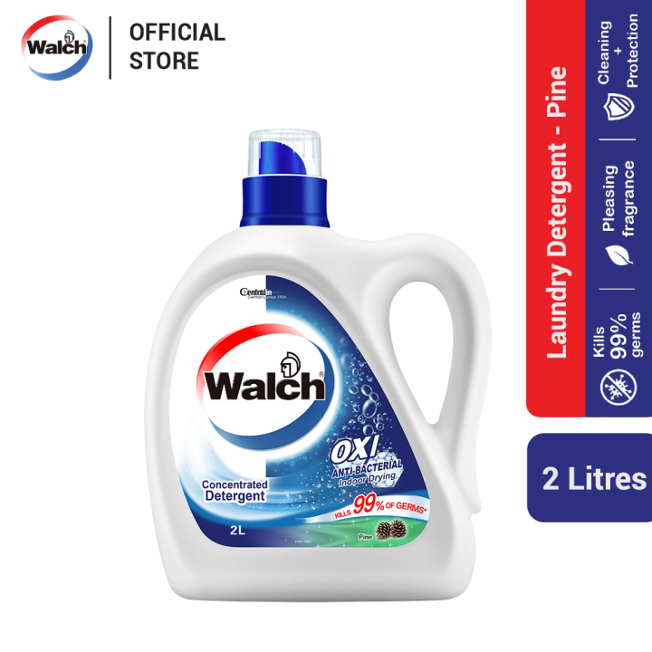 Walch 2000ml Antibacterial Laundry Detergent Pine | Daraz.pk