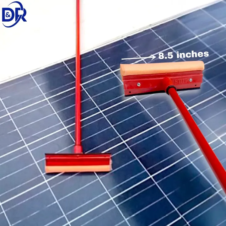 Solar Panel Cleaning 2 in1 Sponge and Rubber Wiper, with Iron ...