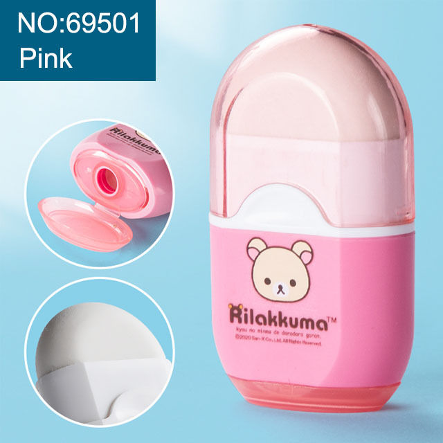 Cute Animal Roller Eraser With Roller Cleaning Built-in Pencil ...