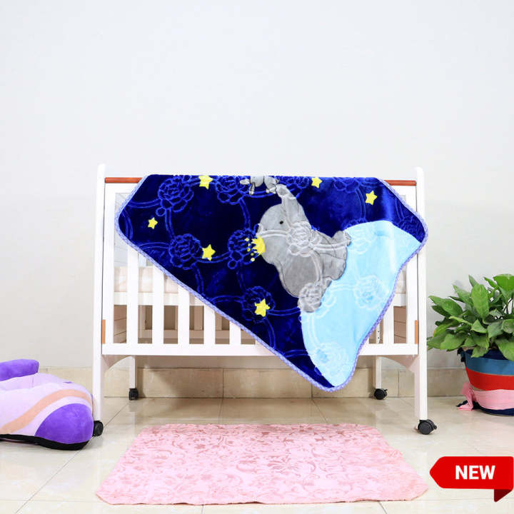 Kitten Cot Cloudy Baby Blanket Starlit | Daraz.pk