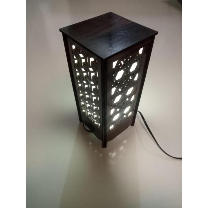 Table Lamps, Wooden MDF sheet, Brown Color | Daraz.pk