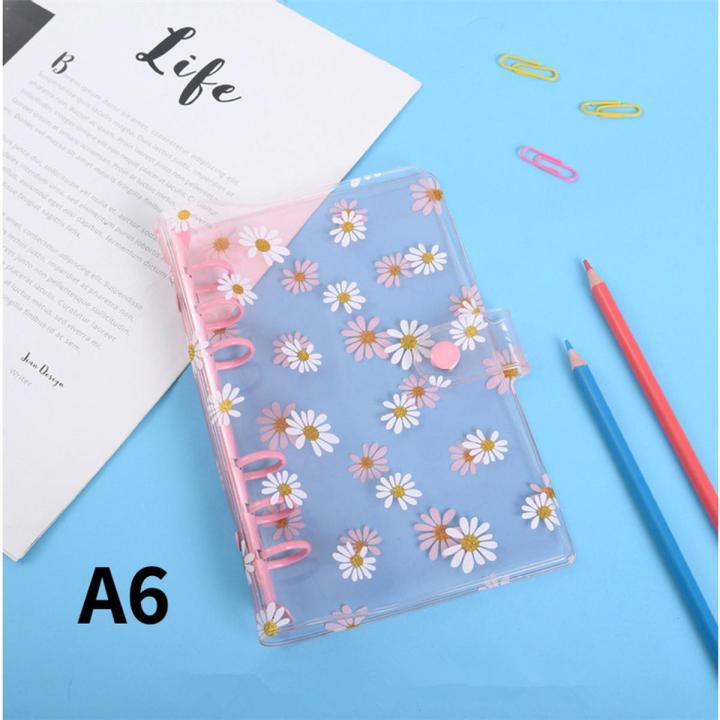 INS Daisy Flower Transparent A5 A6 Binder Album Photo Album Photocards ...