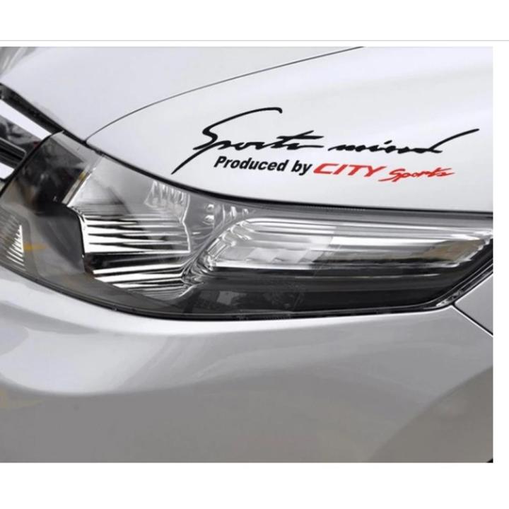 12 inches (black) sport mind car bonnet, eyebrow stickers for cars,car ...