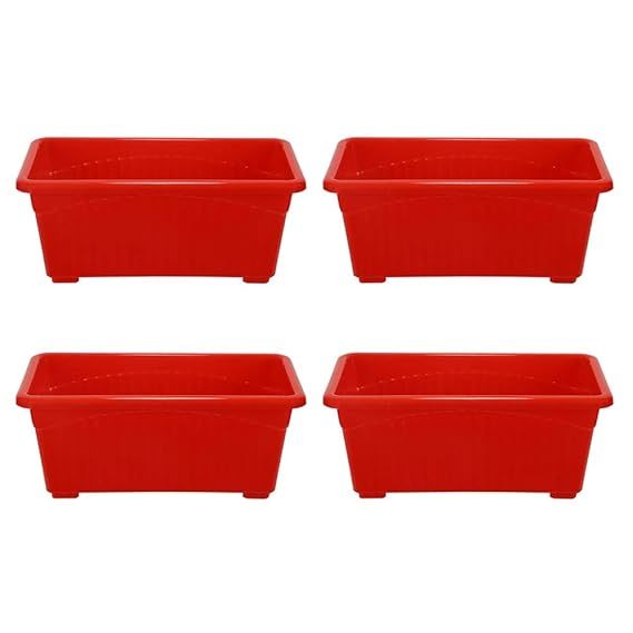 Rectangular Fiber Gamla Pots for Home Garden | Plant Containers ...