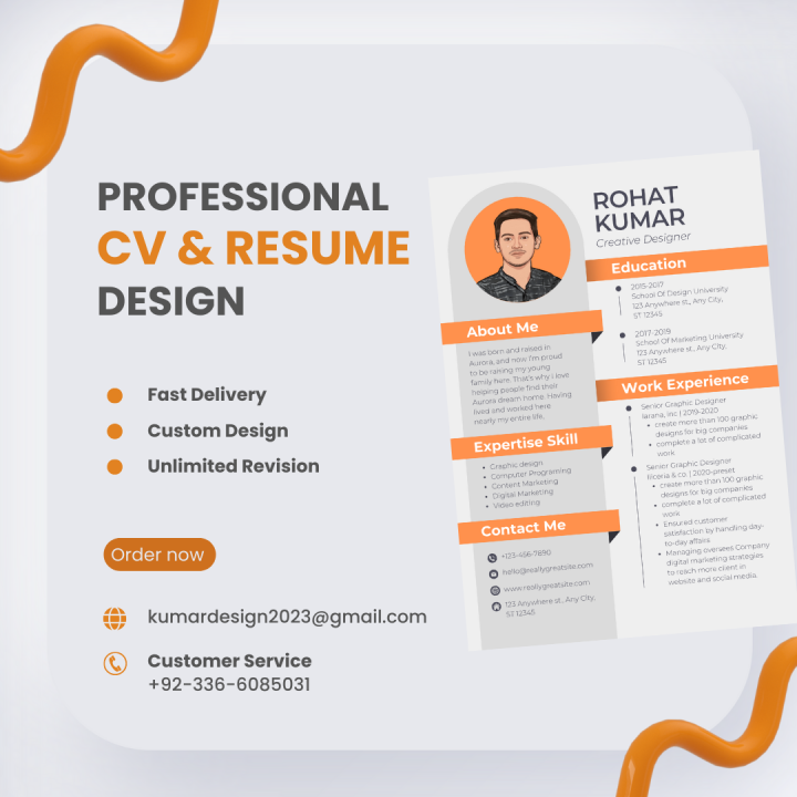Elevate Your Profile with Professional CV/Resume Design Services | Daraz.pk