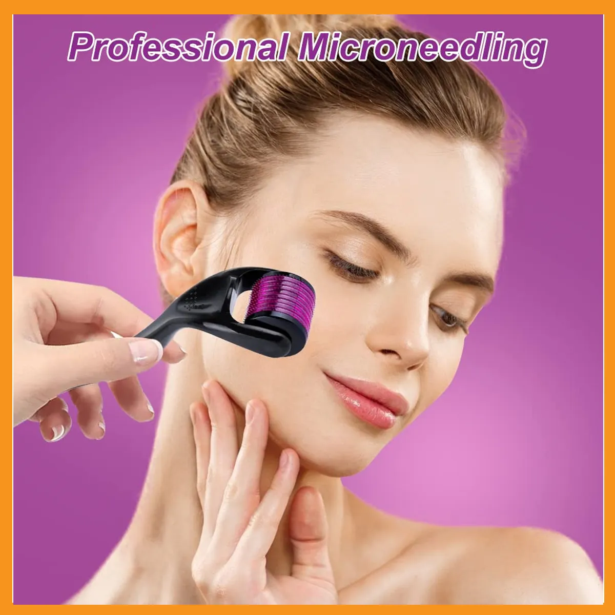 Derma Roller, DermaRoller Microneedling Roller with 540 Needles ...